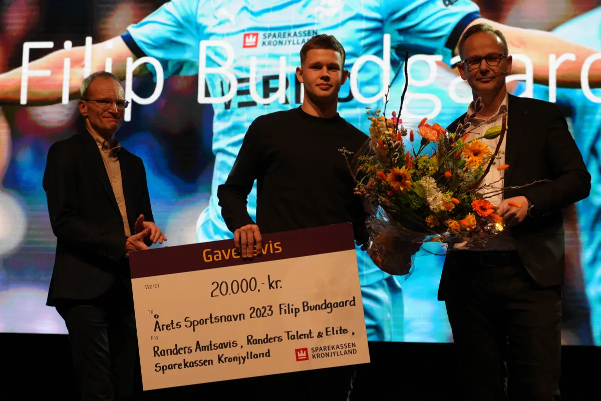 Filip Bundgaard er årets sportsnavn i Randers